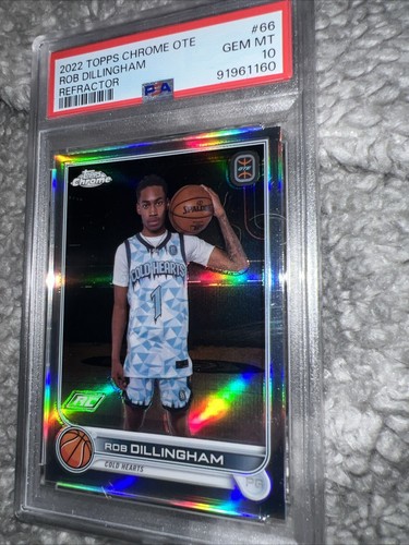 2022 Topps Chrome OTE Rob Dillingham Refractor Psa 10 Pop 1 | eBay
