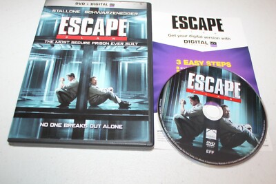 Escape Plan (DVD 2013) Sylvester Stallone, Arnold Schwarzenegger, Jim ...
