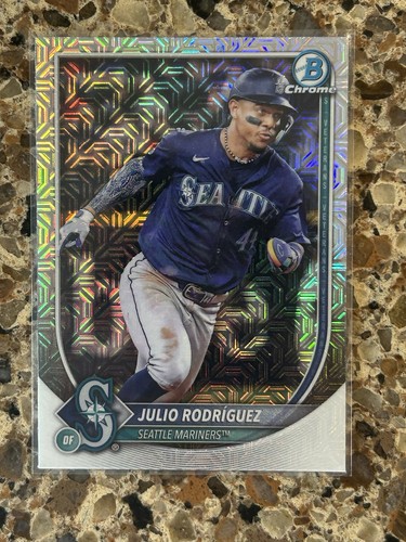 Julio Rodriguez 2025 Bowman Chrome Mojo Refractor Ebay