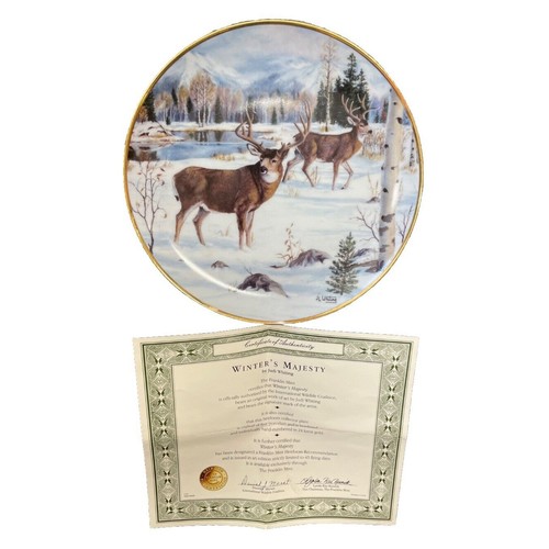 Winter’s Majesty Judi Whiting Franklin Mint Collector Plate | eBay