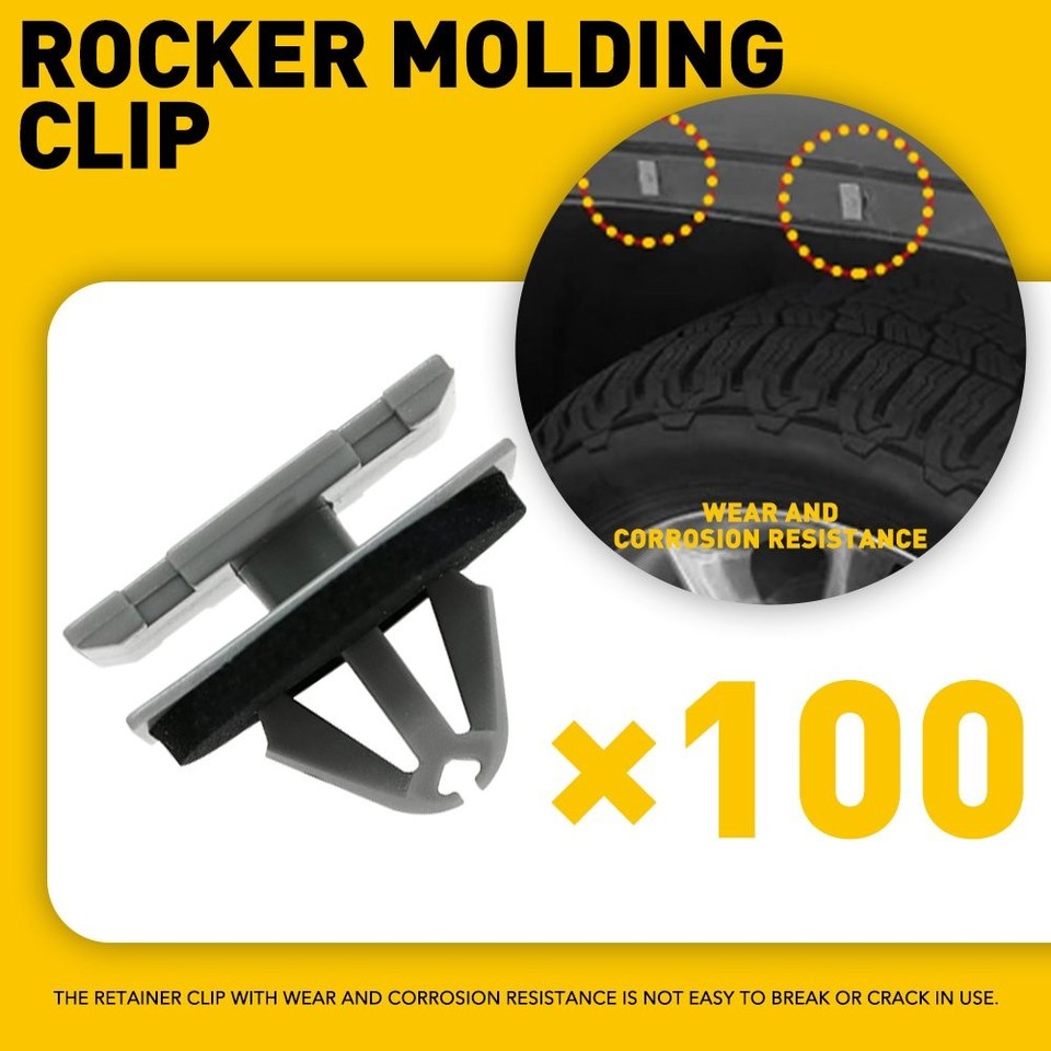 For GM 11571175 15127746 Rocker Door Moulding Clip With Sealer ...