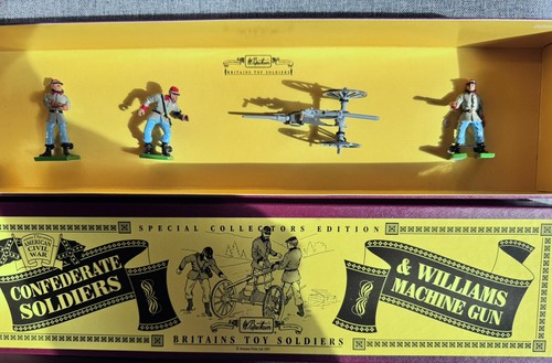 Britains: Boxed Set 8833 - Confederate Williams Machine Gun, ACW. New ...