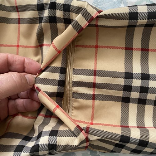 Vintage Burberry Golf Nova Check Jacket 1/4 Zip Lined Pullover Size XL ...