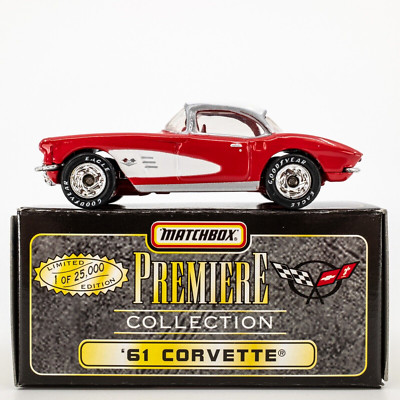 1997 Matchbox "Premiere Collection Corvette" '61 Corvette® RED | WHITE ...