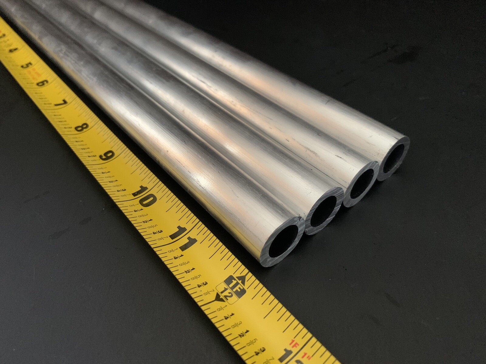4 Pieces 3/4" OD X .125" Wall X 12" Length Aluminum Tube Round 6061-T6 ...
