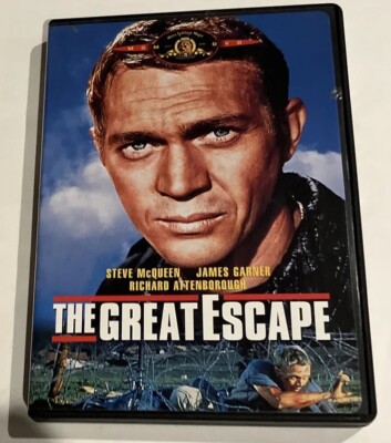 The Great Escape (DVD, 1963)Steve McQueen-James Garner-Richard ...