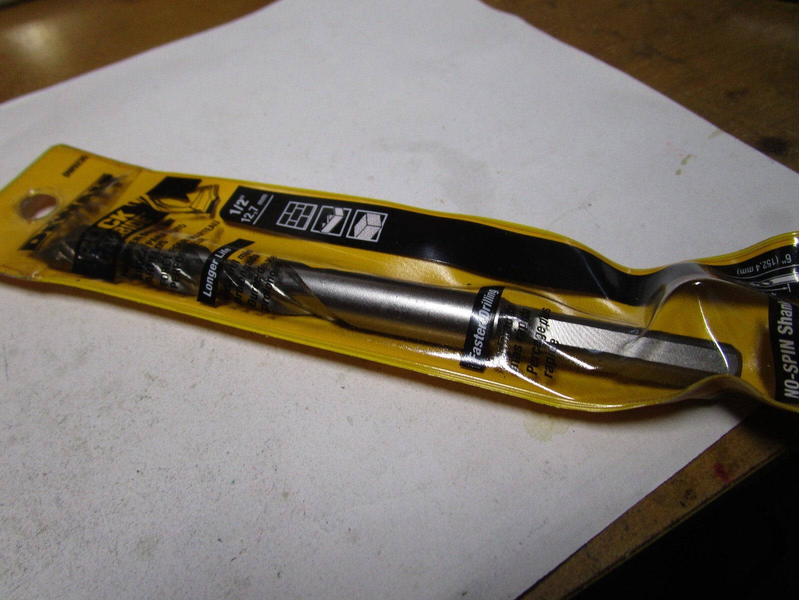 DeWalt DW5235 1/2 Inch By 6 Inch Premium Percussion Masonry Bit | eBay