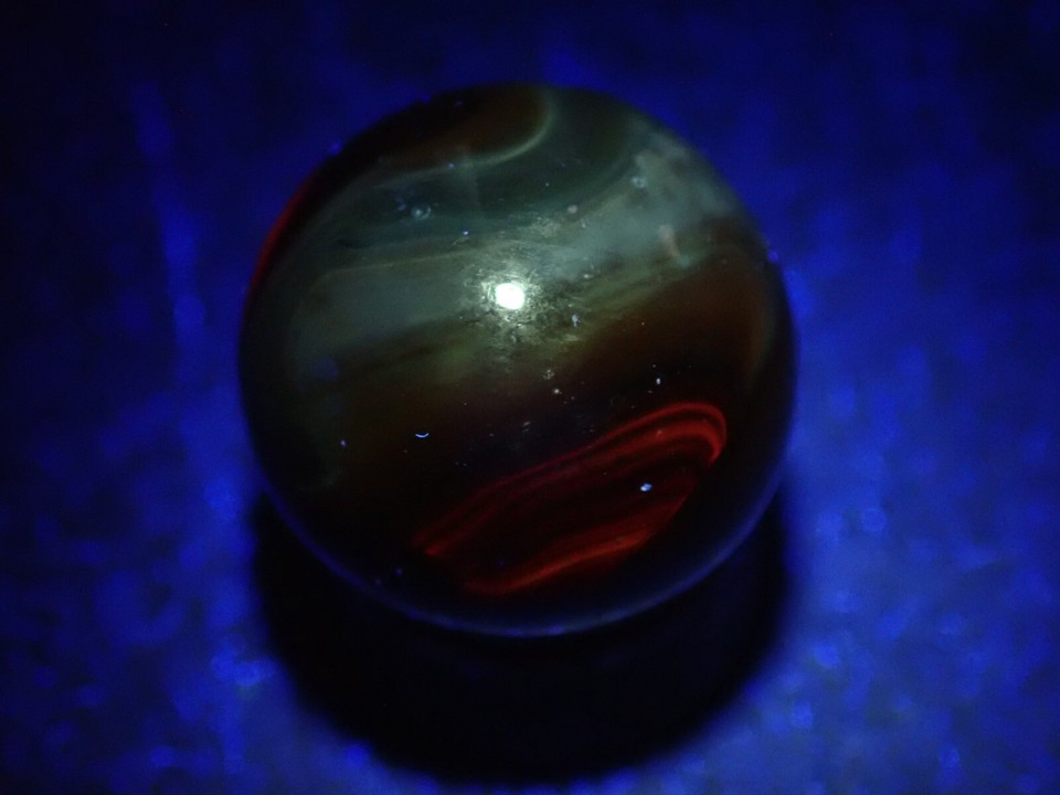 Marbles Rare Christensen Agate Hand Gathered Red Devil 0.594” R | eBay