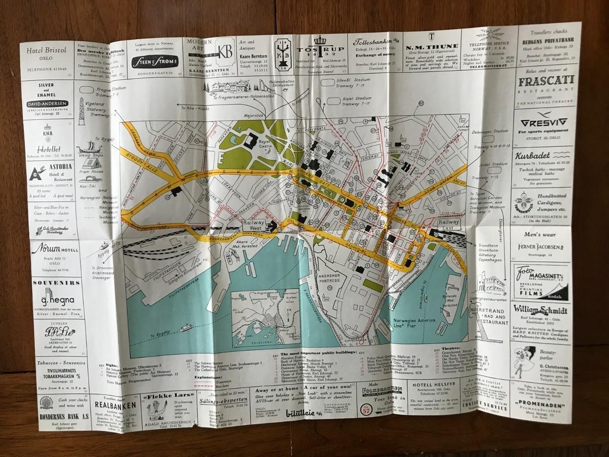 Oslo Tourist Map