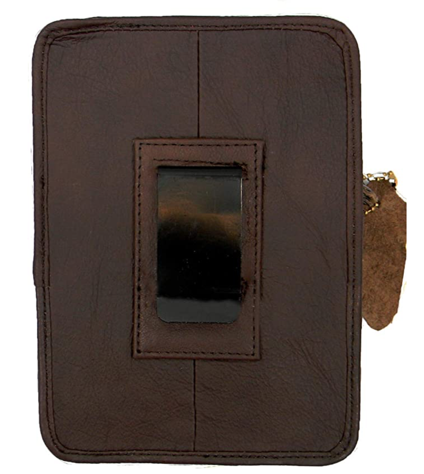 Brown Genuine Leather Pistol Pack Belt Holster Concealed Carry Case ...