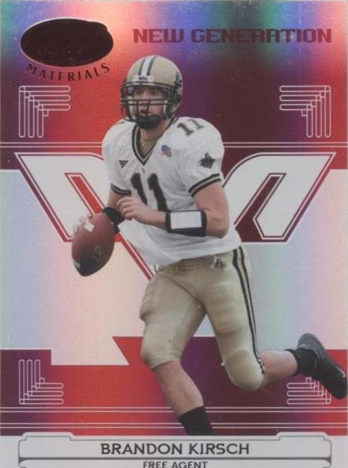 2006 Leaf Certified Materials - New Generation Brandon Kirsch #168 ...
