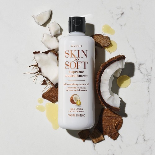 Avon Skin So Soft SUPREME NOURISHMENT Coconut Lotion 11.8 oz | eBay