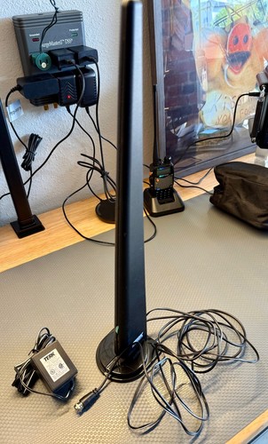 TREK Tower Amplified Indoor AM/FM Stereo Antenna with AC Adapter, 100% ...