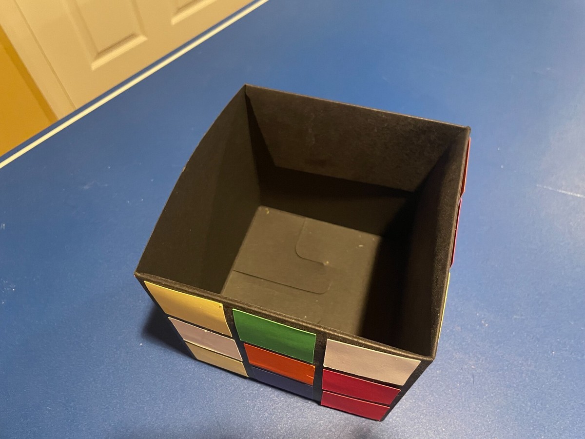 Rubik Decor Wedding Neon Rubik's Cube Table Centre | EPH Creative