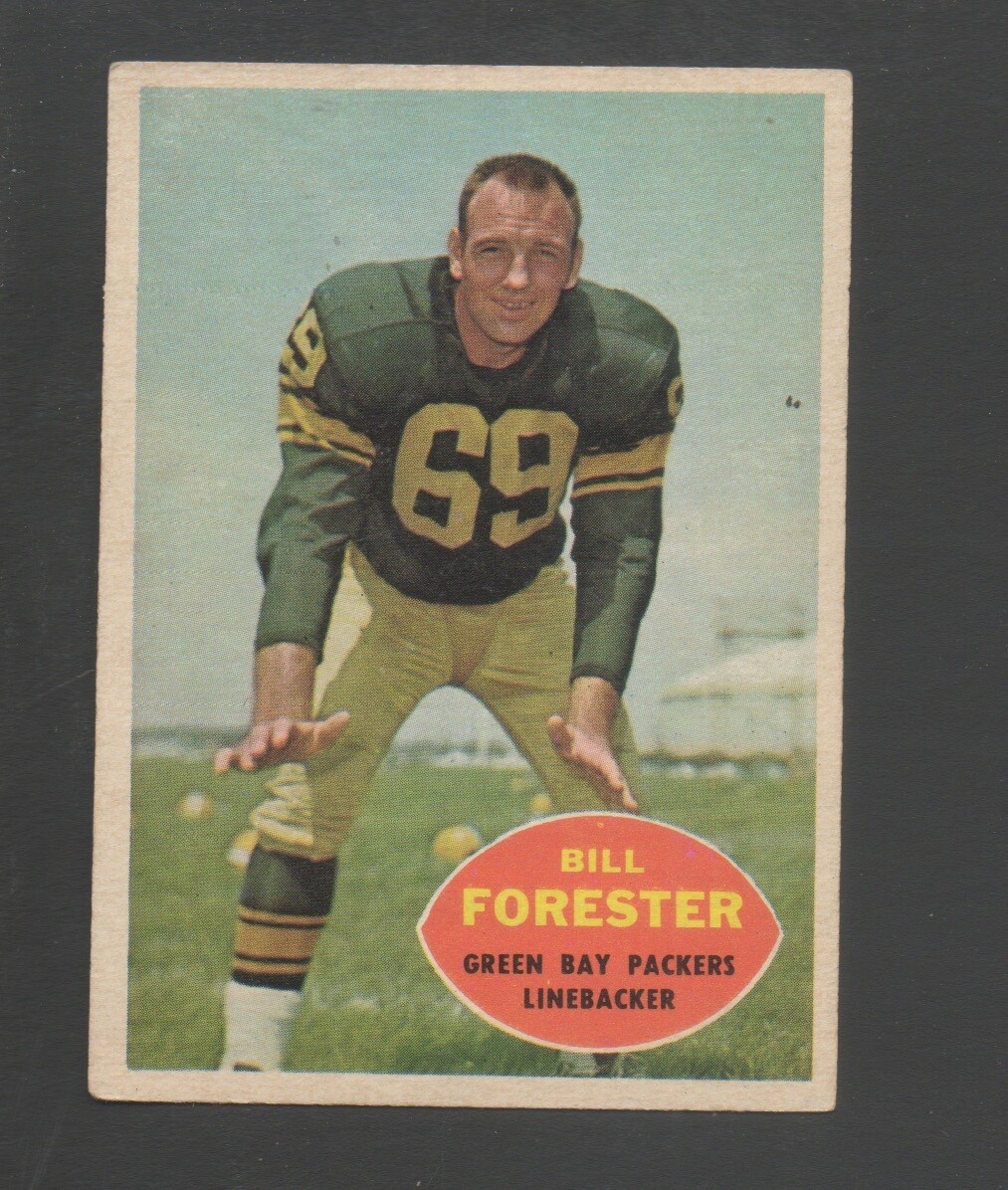 1960 Topps Football Card #58 Bill Forester-Green Bay Packers Ex Card | eBay