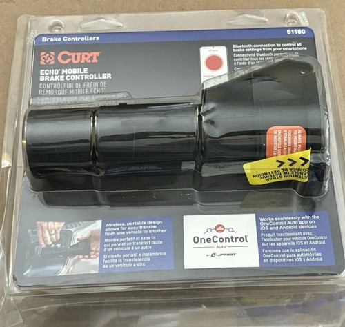 Curt 51180 Echo Mobile Electric Trailer Brake Controller - NEW | eBay