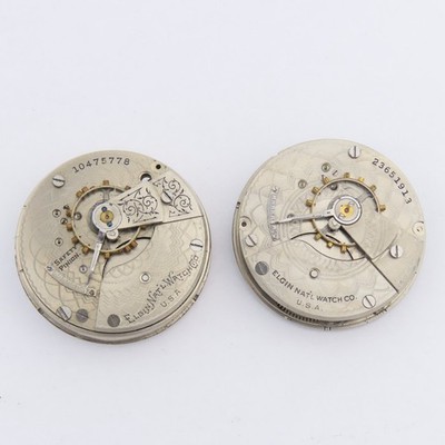 Elgin 18 Size Open Face Pocket Watch Movements | eBay