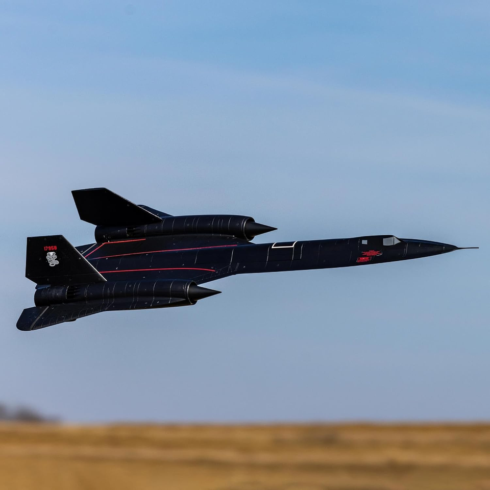 RC Airplane SR-71 Blackbird 40mm High Speed Twin EDF BNF Jet Fighter ...