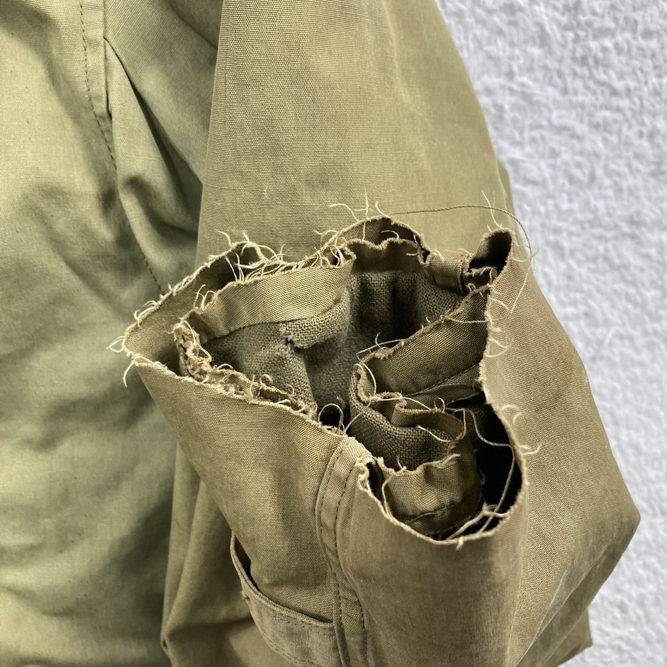 Vintage WW2 M41 Field Jacket Mens 36 L Olive Drab Green Zip Lined USGI ...