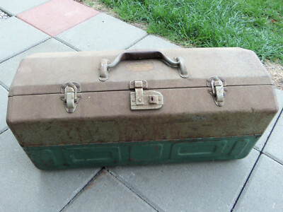 Vintage WALTON PRODUCTS Grip-Loc Steel 21"Long , Tackle Box-Fold Out ...