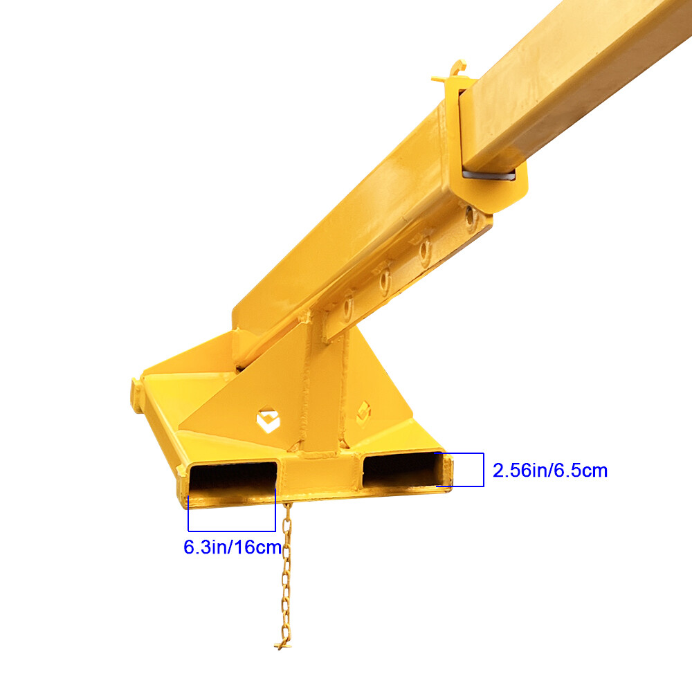 Forklift Jib Boom Crane Industrial Forklift Telescoping Jib Boom 4400Lb ...