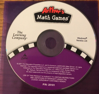 Arthur’s Math Games PC CD Rom-Rare-SHIPS N 24 HOURS | eBay