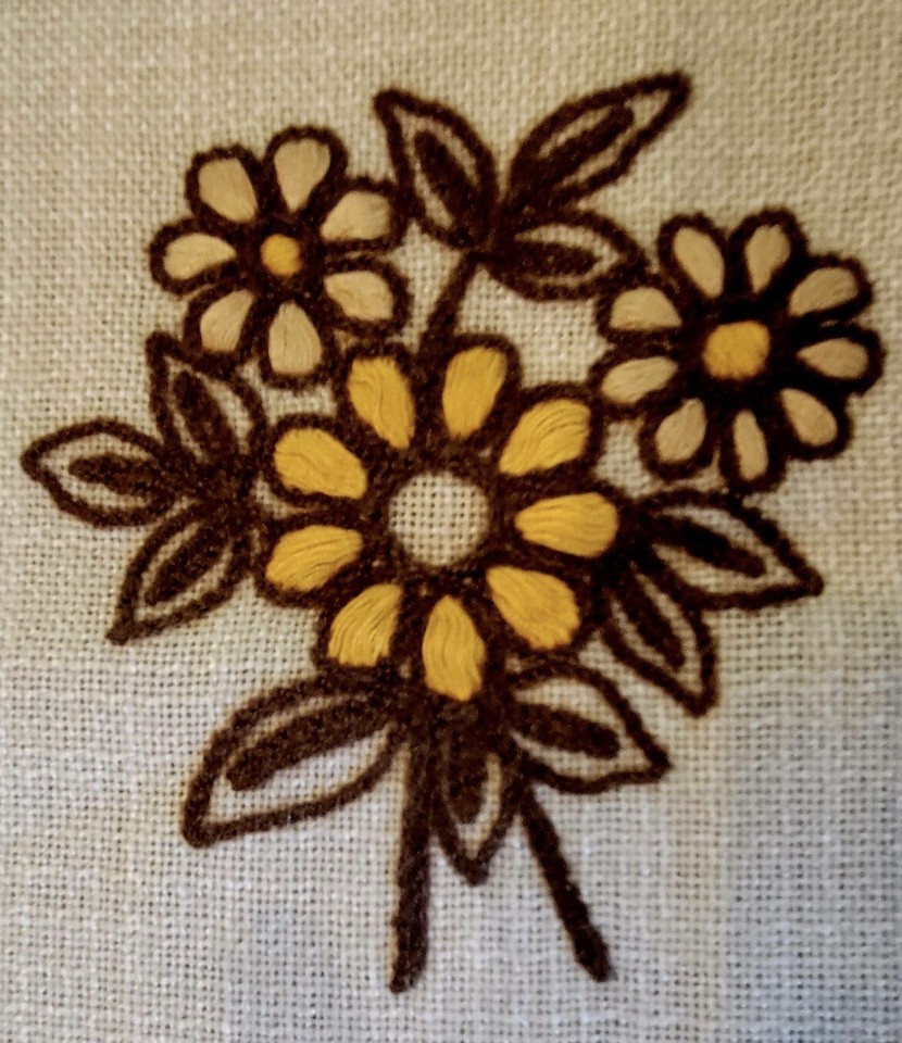 Vintage German Table Runner Embroidered 38x15 BEAUTIFUL PIECE | eBay