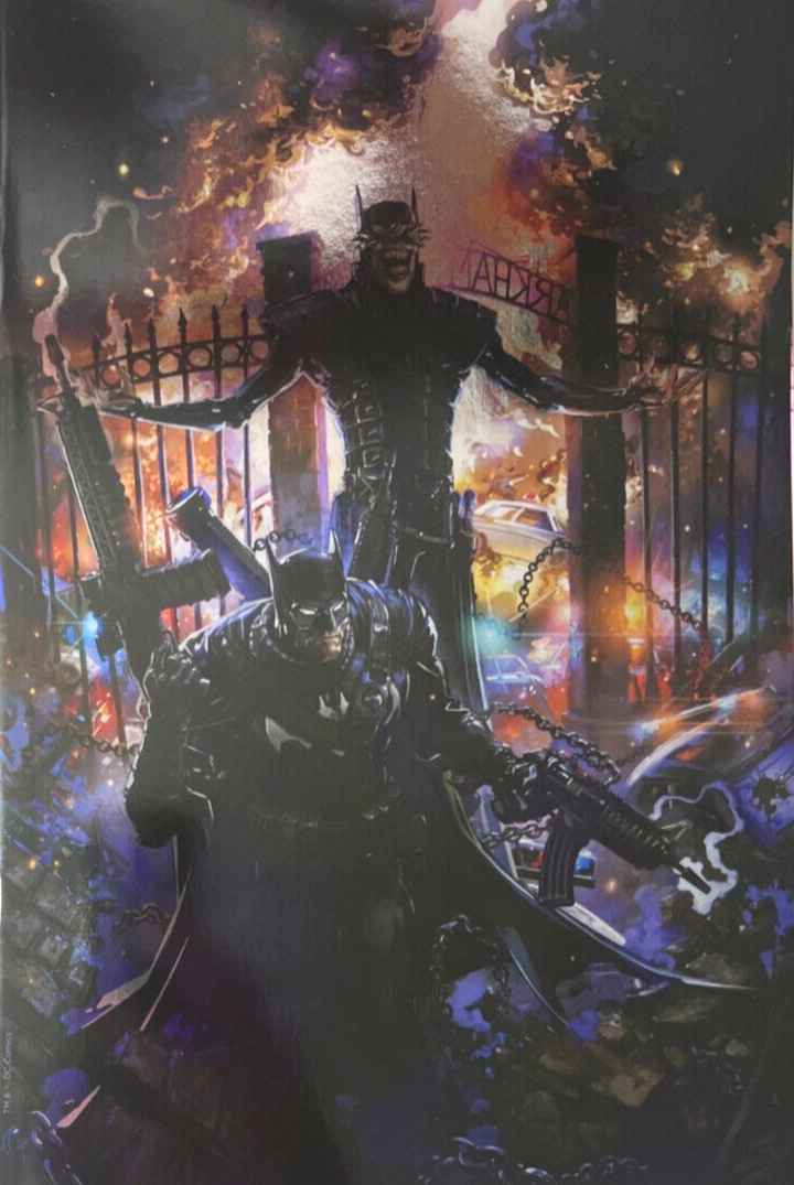 Batman Who Laughs #1 Clayton Crain C2E2 FOIL VIRGIN Exclusive Ltd to ...