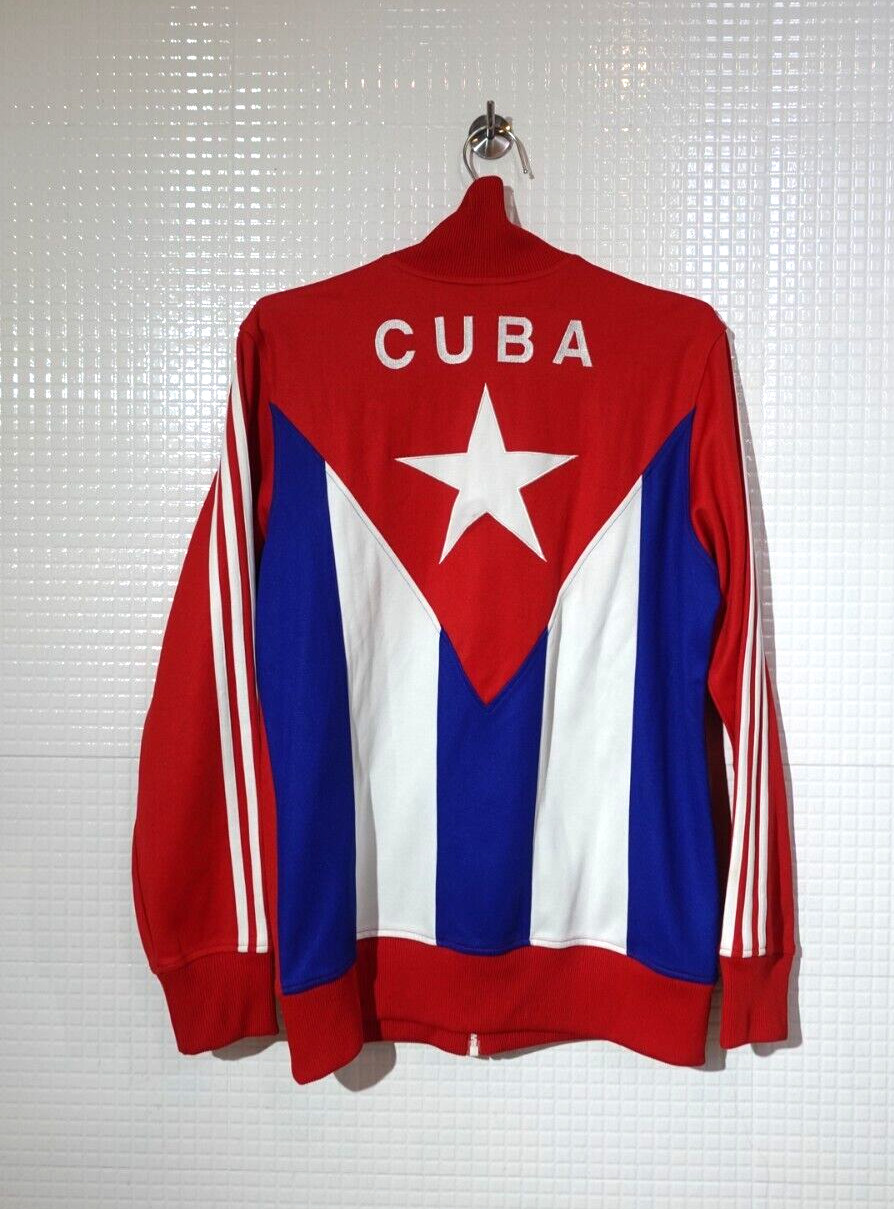 Original CUBA 2007 Track Top Jacket Football Castro G… - Gem