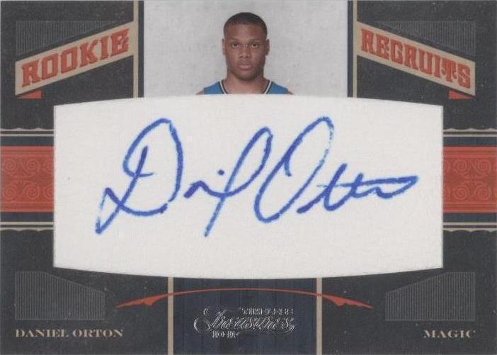 2010-11 Timeless Treasures - Rookie Recruits Daniel Orton #129 /299 (AU ...