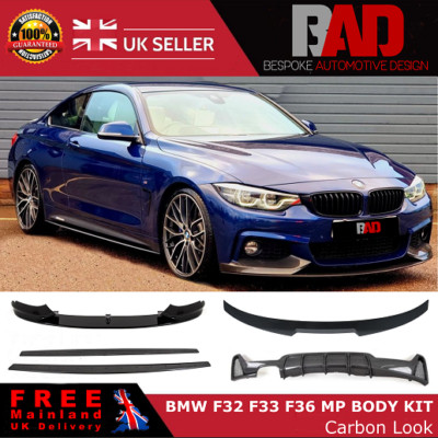 BMW 4 SERIES F32 F33 F36 M PERFORMANCE BODY KIT CARBON LOOK 2013-2019 ...