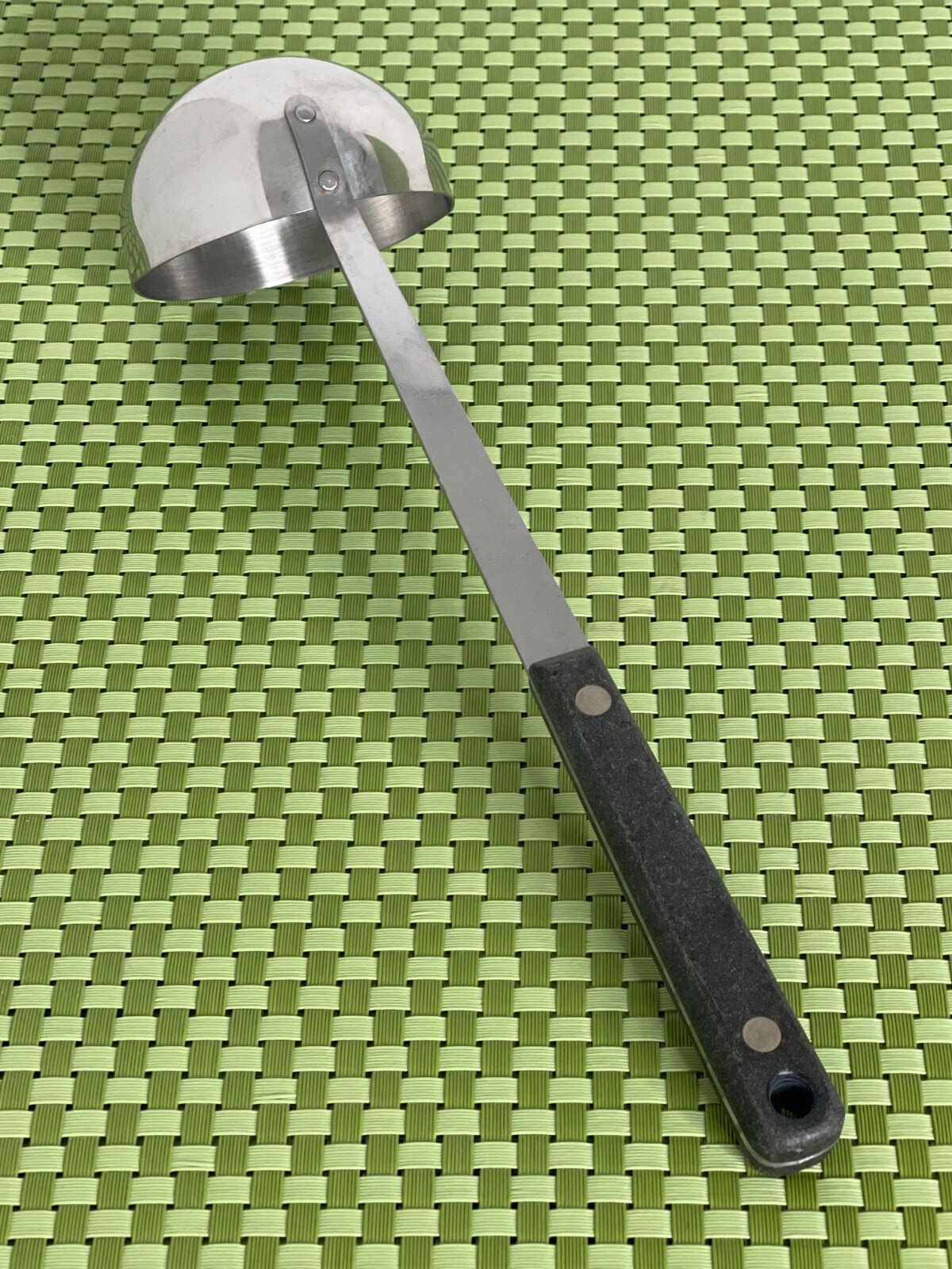 EKCO Flint Stainless Gravy Ladle Vanadium USA Kitchen Utensil Black ...