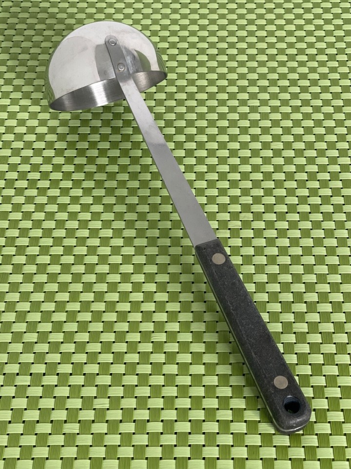 EKCO Flint Stainless Gravy Ladle Vanadium USA Kitchen Utensil Black ...