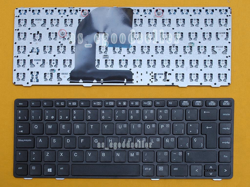 New For HP Probook 6460b 6465b 6470b 6475b Keyboard Spanish Teclado ...