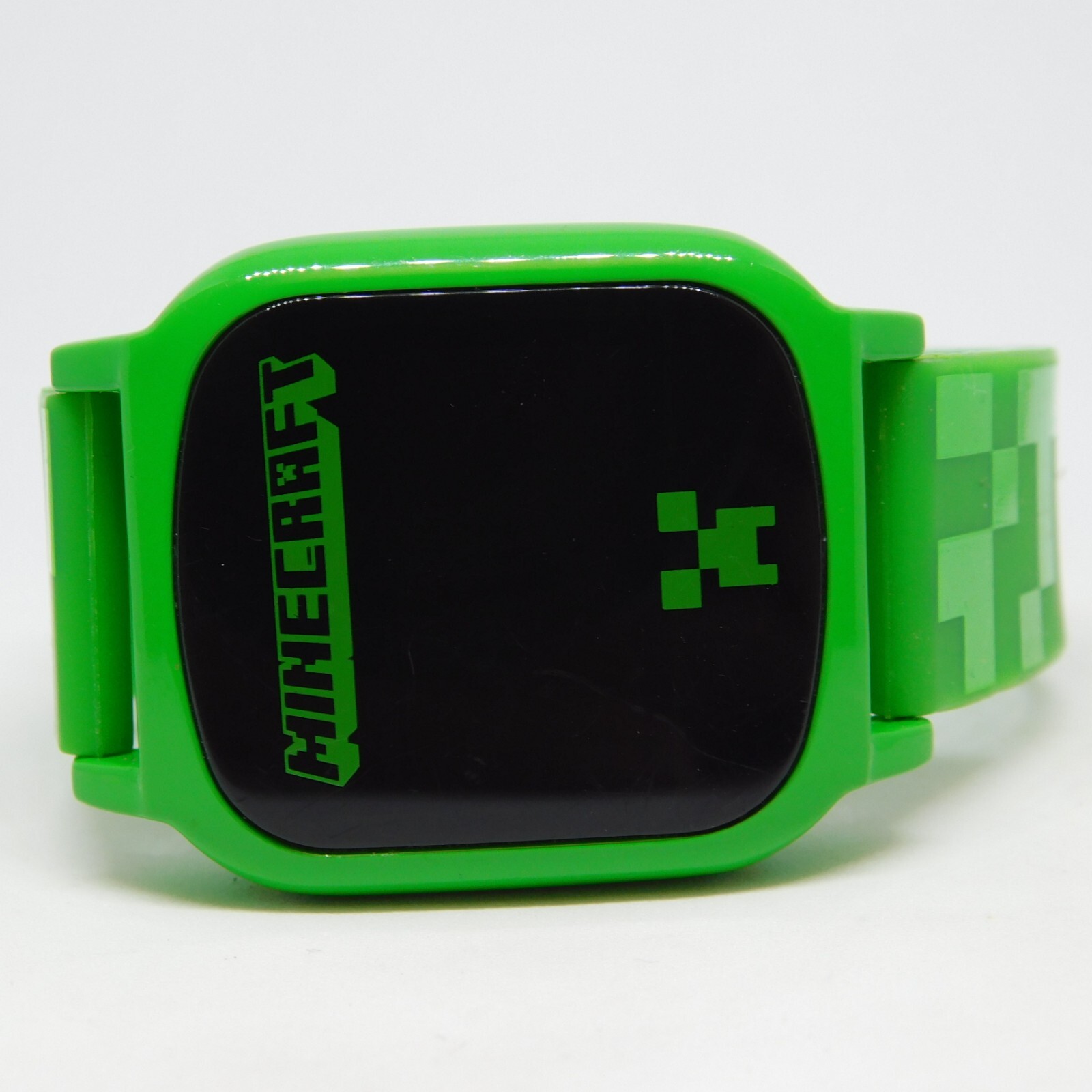 MINECRAFT MIN4077TG Green Tone Quartz Digital Kids Watch New Battery | eBay