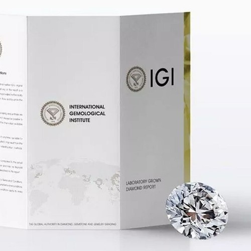 3 Ct CVD Diamond VVS1 IGI Certified Finest Round Cut D Color Loose Lab ...