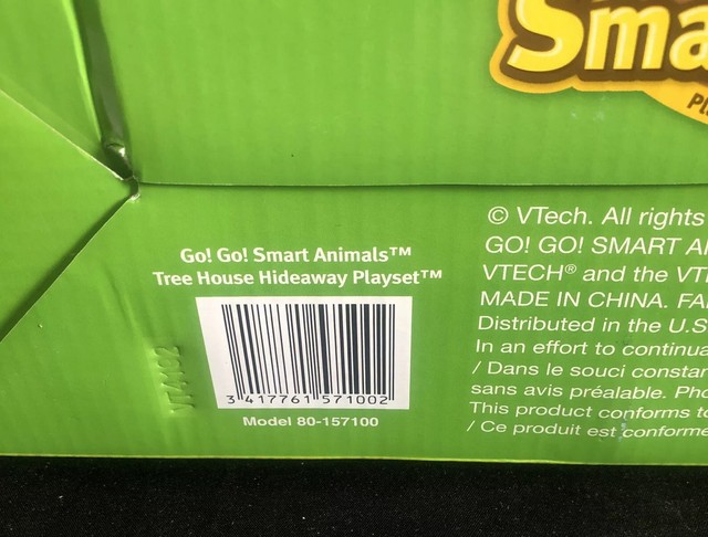 VTech Go Smart Animals Tree House Hideaway Playset 3417761571002 for ...