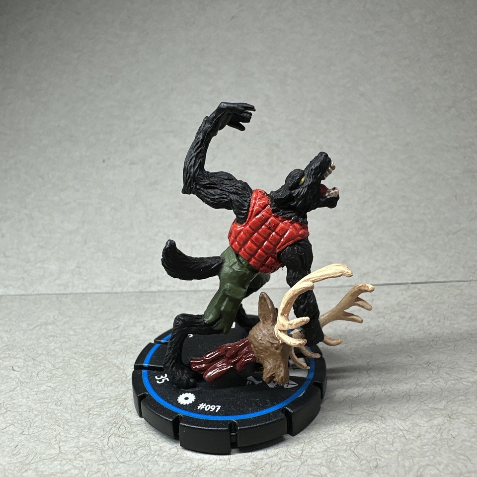 Horrorclix Bane Wolf #097 Experienced Base Set Figure No Card | eBay