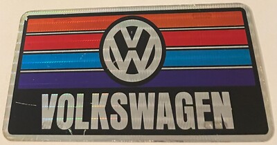 Vintage Volkswagen Prismatic Booster License Plate VW Bus Bug Beetle | eBay