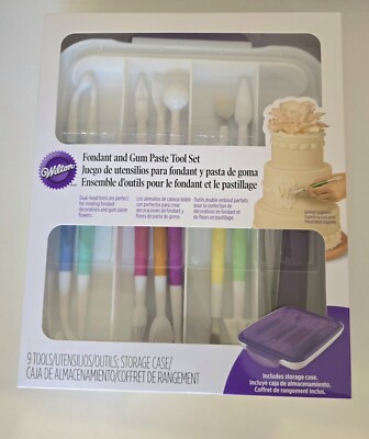 9-pc tool set: WILTON Fondant And Gum Paste Tool Set Baking Tool Cake ...