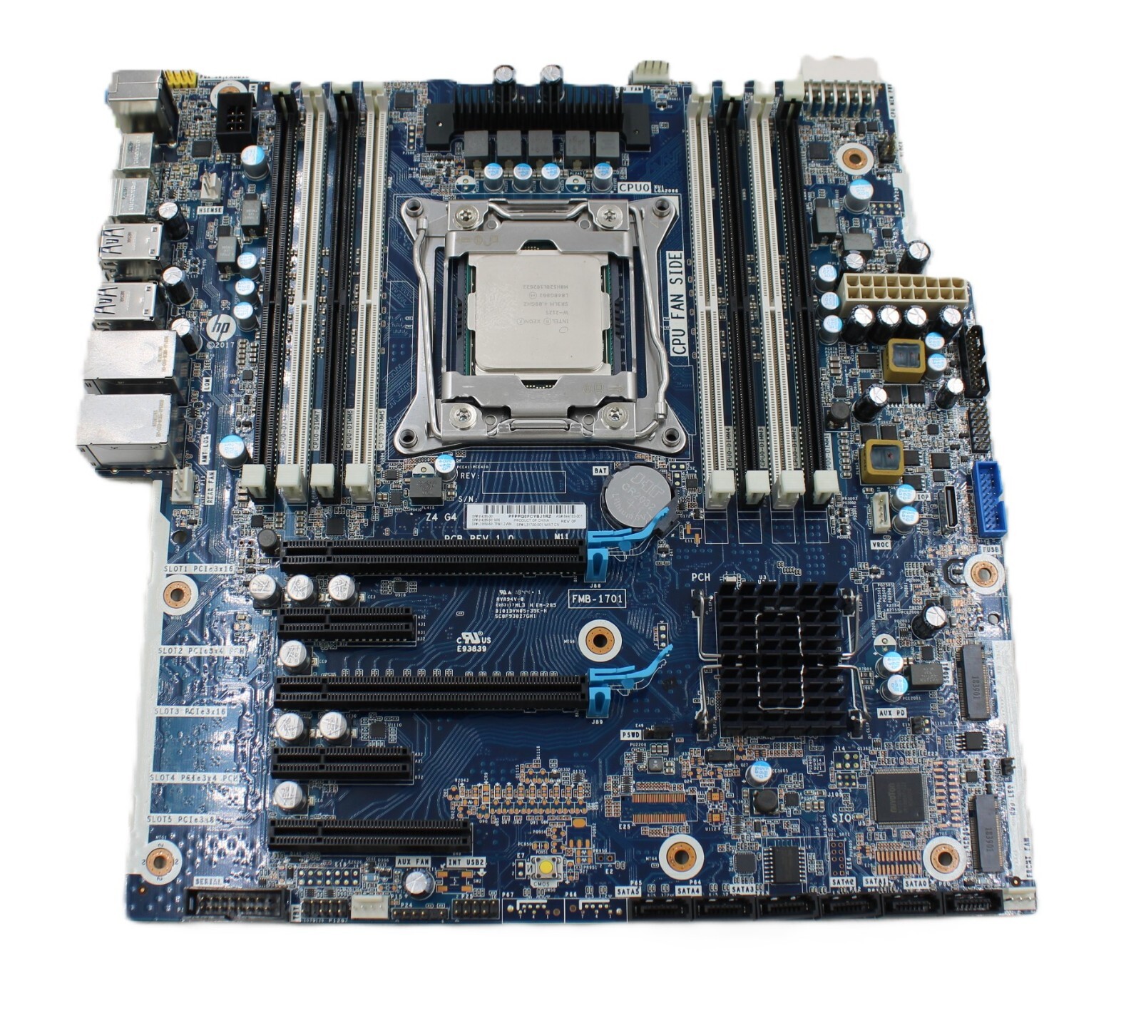 HP Z4 G4 Workstation Motherboard LGA 2066 DDR4 844783-001W/ XEON W-2125 ...