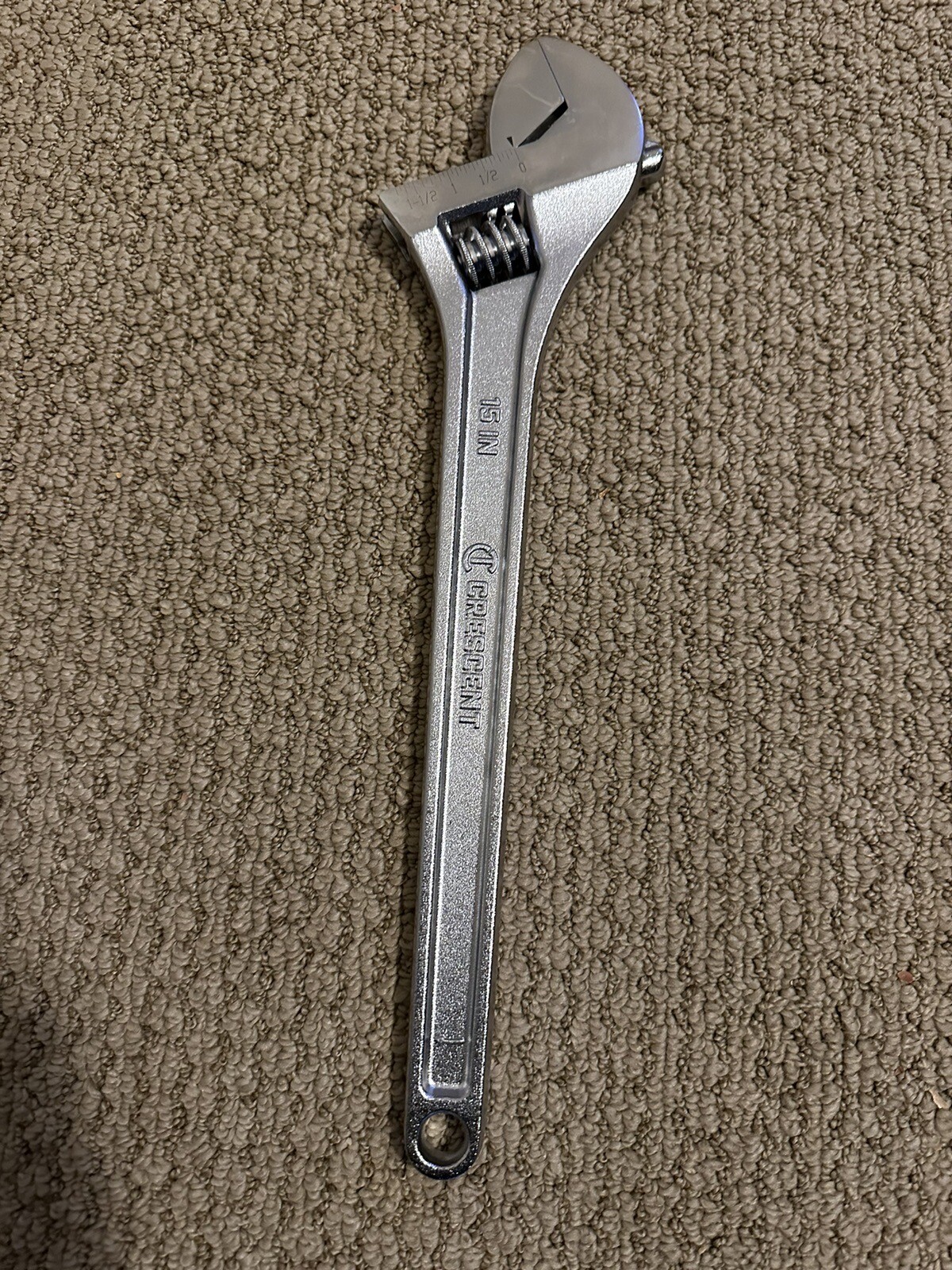 New Adjustable Wrench Crescent Brand USA 15" 15 Inch 1 11/16" Capacity ...