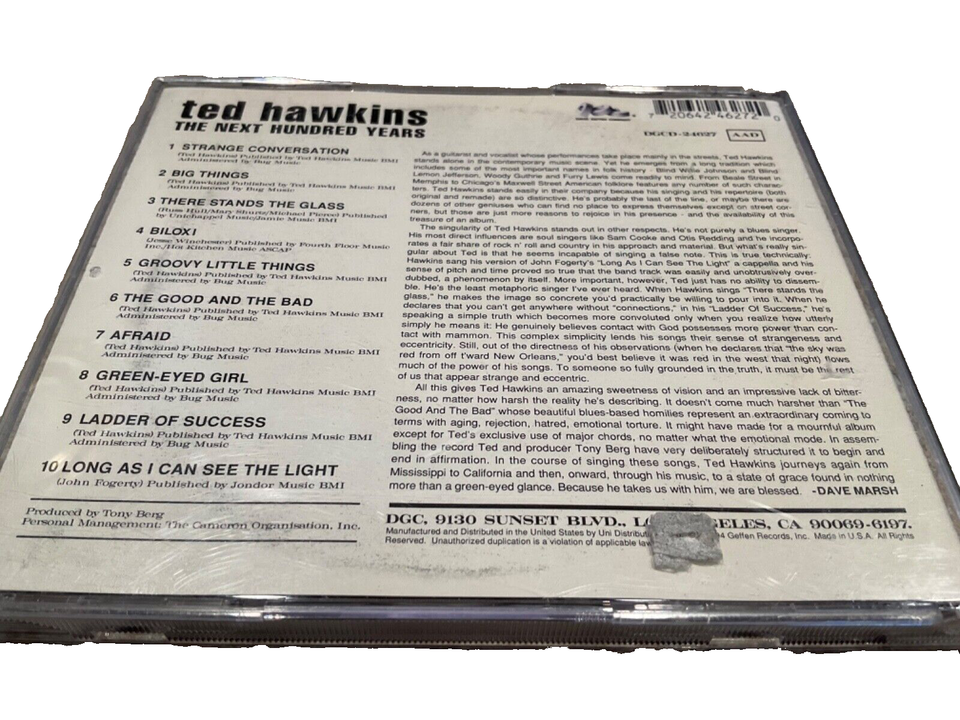 THE NEXT HUNDRED YEARS W/ TED HAWKINS, MUSIC CD 720642462720| eBay