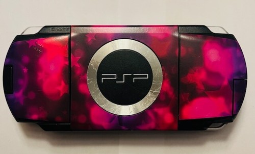 Custom PSP 100 - 2 batteries - travel case - 2gb memory chip and ...