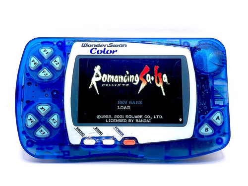 WonderSwan Color Crystal Blue IPS Backlight LCD Mod Console | eBay