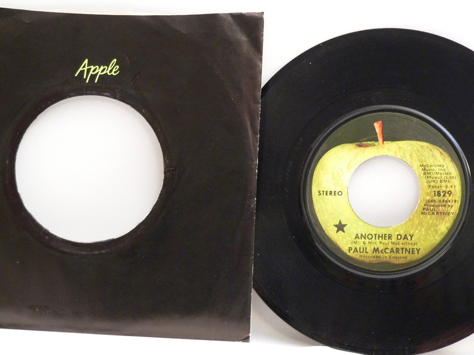 Paul McCartney US 45 Apple 1829 Star Label ANOTHER DAY / OH WOMAN, OH ...