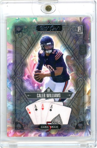 2024 Wild Card 5 Card Draw Easter Edition Caleb Williams 1/1 RC Chicago ...