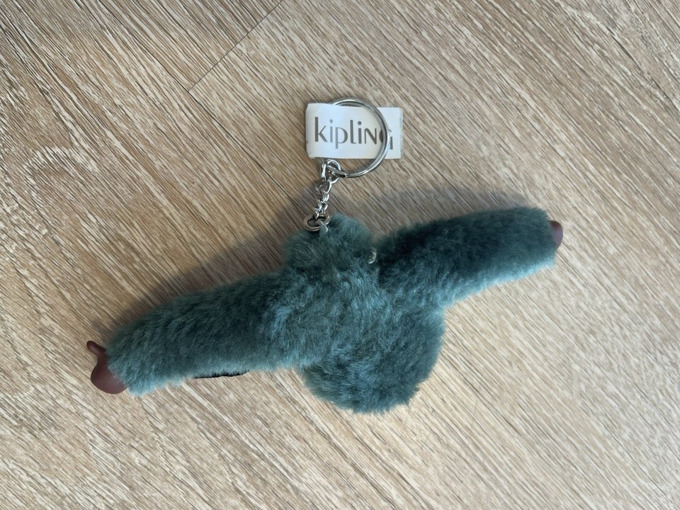 NWOT KIPLING 2” Monkey Key Chain Ring Bag Charm Fob Green H65 | eBay