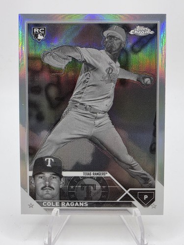 2023 Topps Chrome Update Negative Refractor Cole Ragans #USC195 Rookie ...