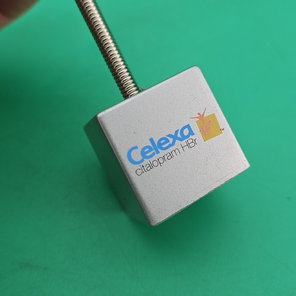 Celexa Pharmaceutical Drug Rep Collectible Photo Clip Holder Cube | eBay